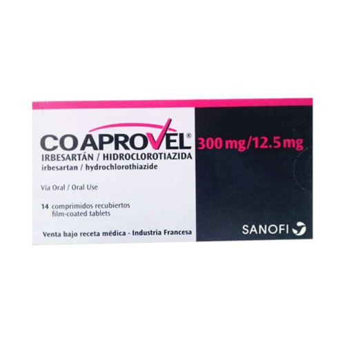 SANOFI COAPROVEL 300/12.5MG X 14 COMPRIMIDOS